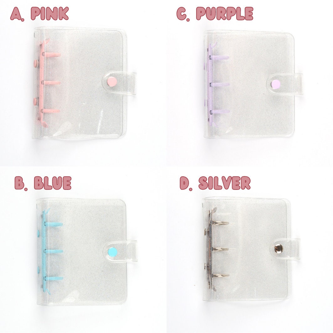 PHOTOCARD BINDER | Clear | Aesthetic | Sparkly | Namecard Book | Kpop ...