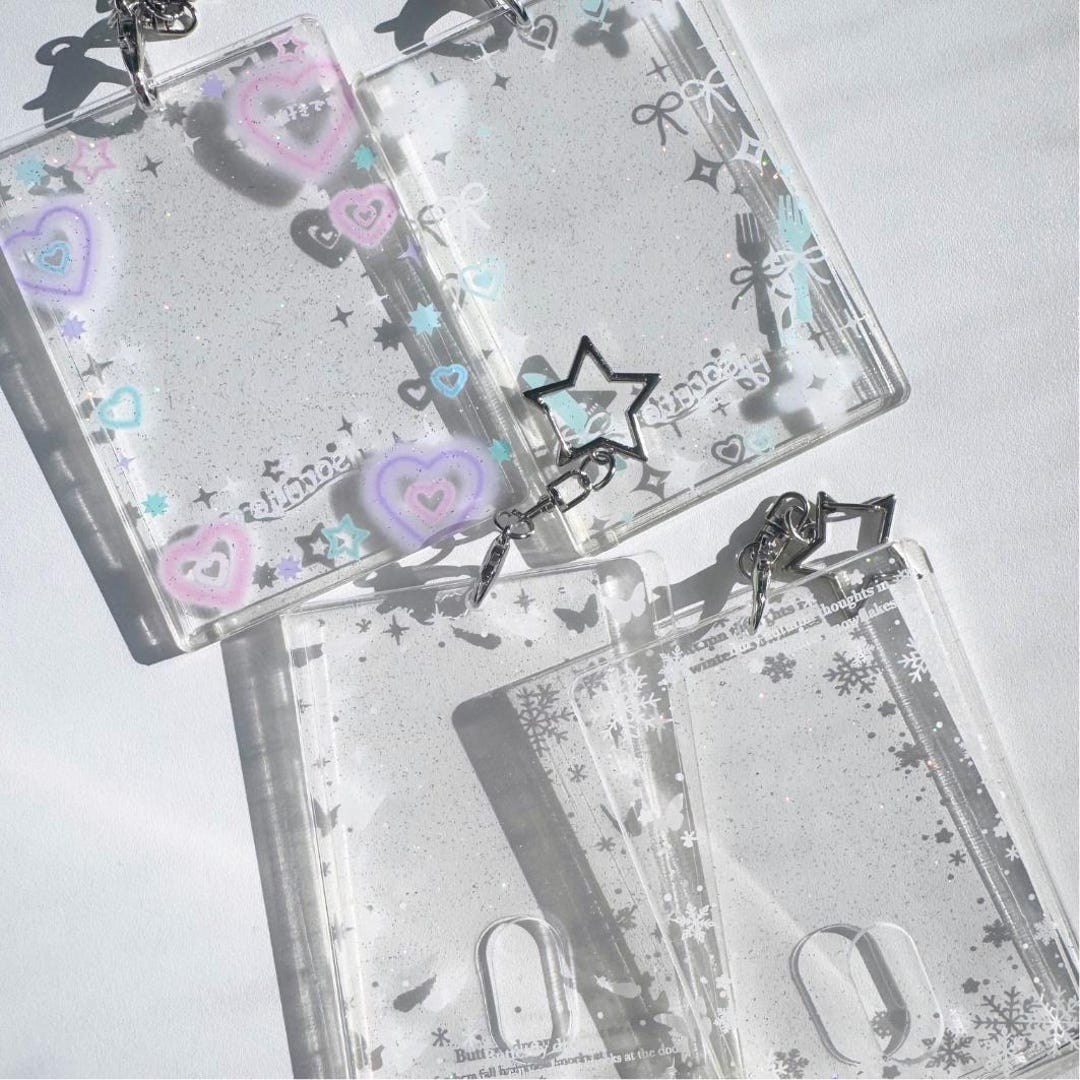 CLEAR HARD HOLDER | Kpop Photocard Decor | Gift Ideas | Hard Plastic ...