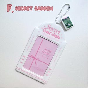 CARD HOLDER | Clear | Cute | Aesthetic | Photocard Holder | Keychain ...