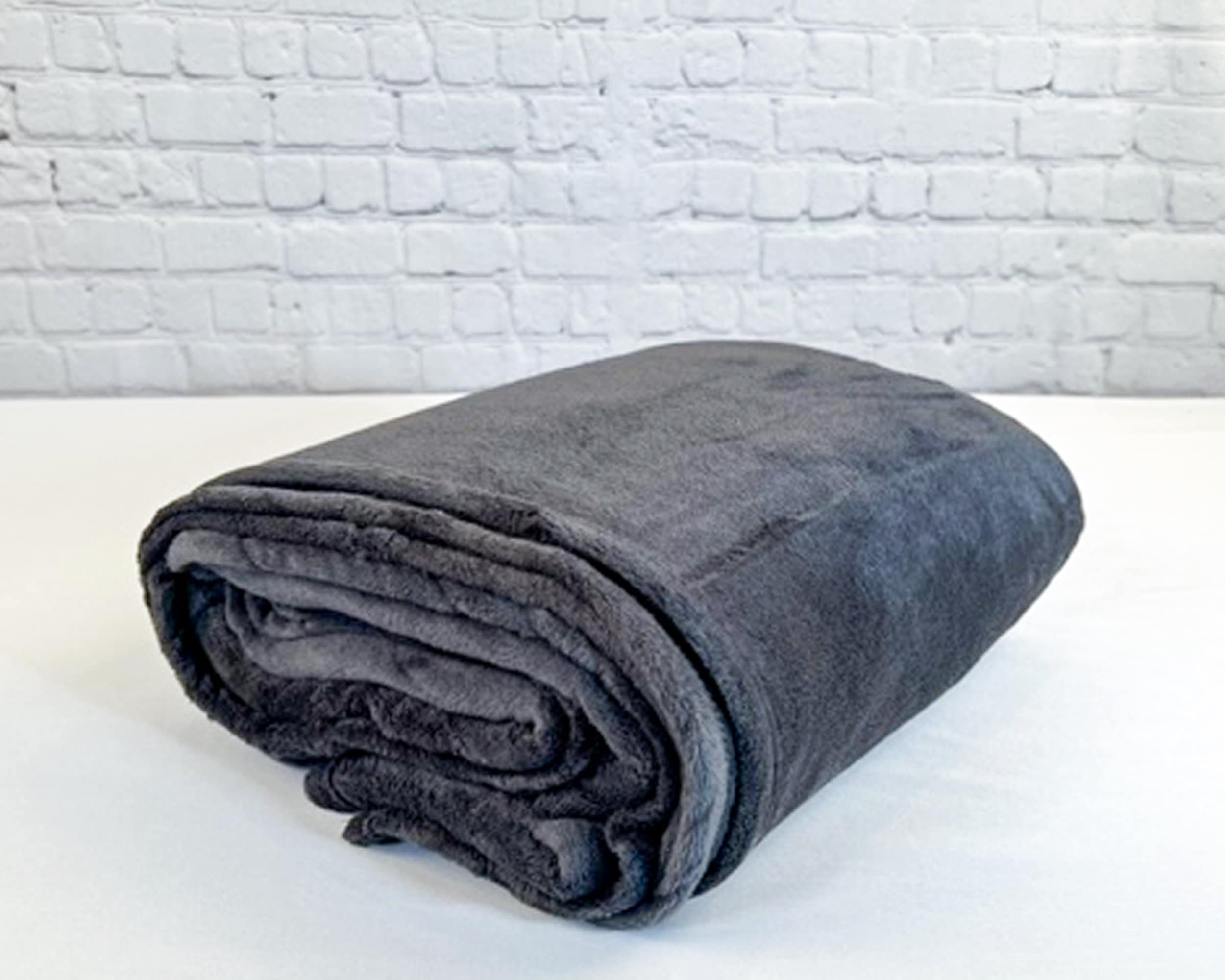 Oversized Ultra Plush Fleece Blanket | Custom Embroidered Throw Blanket ...