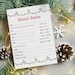 Secret Santa Gift Exchange Printable | Gift Questionnaire | Work Party ...