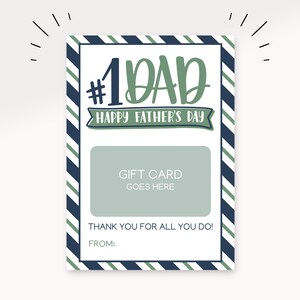 Fathers Day Gift Card Holder | Dad Appreciation | Gift for Dad ...