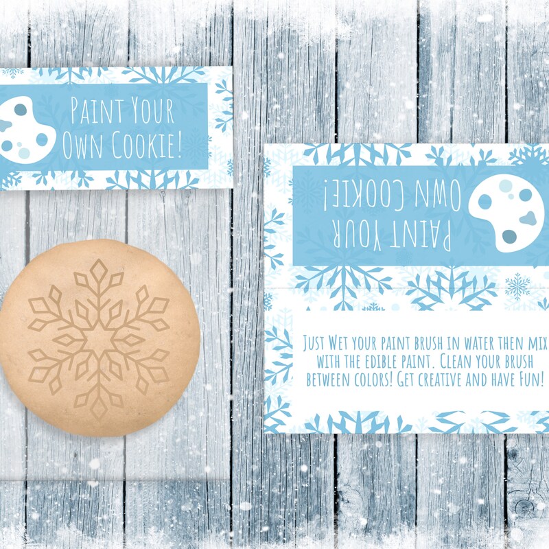 Winter Theme Cookie Kit - Etsy
