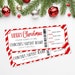 Christmas Concert Ticket Gift Voucher Template Fully Custom Printable ...