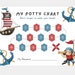 Pirate Potty Chart | Pirate Printable Potty Training Reward Chart for ...