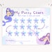 Kids Mermaid Potty Chart | Kids Potty Training Chart | Mermaid Sticker ...