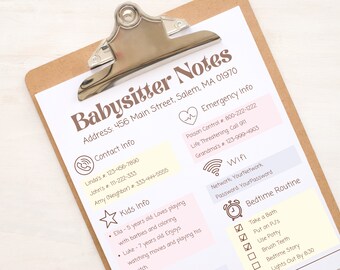 Emergency Cheat Sheet for Kids - Etsy