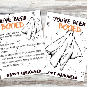 You've Been Booed Printable | We've Been Booed Sign | Neighborhood ...