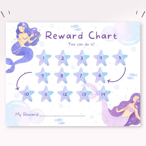 Reward Chart - Etsy