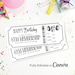 Surprise Gym Membership Ticket Template | Birthday Voucher | Printable ...