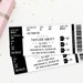 Simple Editable Concert Ticket Template Printable Music Event Ticket ...