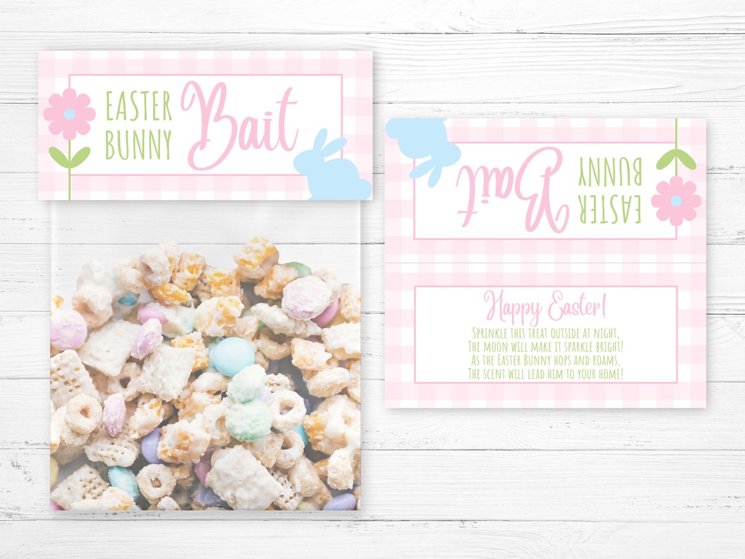 Bunny Bait Card PDF | Bunny Food Printable | Easter Card | Easter ...