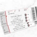 Realistic Concert Ticket Stub | Editable Ticketmaster Stub | Custom ...
