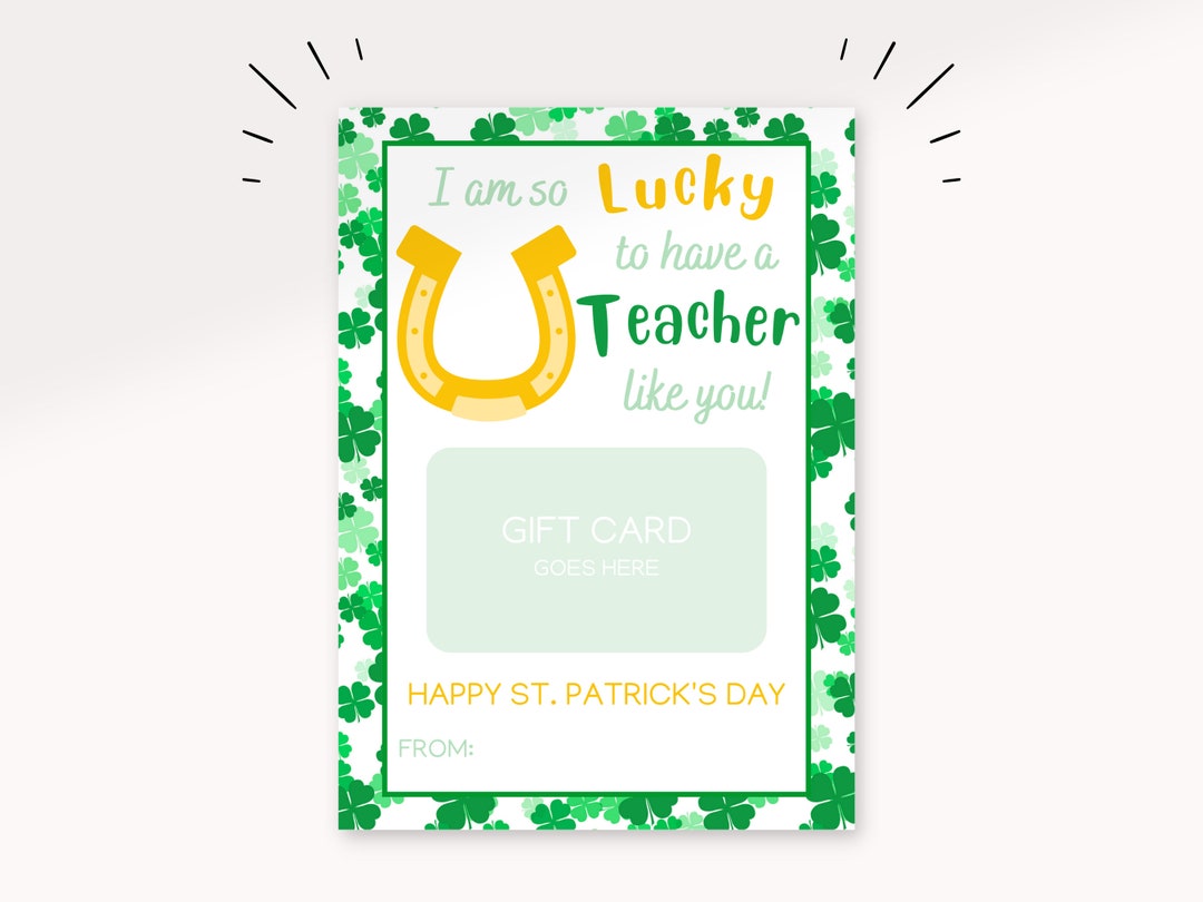 St. Patricks Day Gift Card Holder | St. Pattys Day Gift Card Holder ...