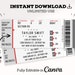 Realistic Concert Ticket Stub | Editable Ticketmaster Stub | Custom ...