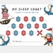 Pirate Sleep Reward Chart | Printable Behavior Chart | Kids Sleep Chart ...