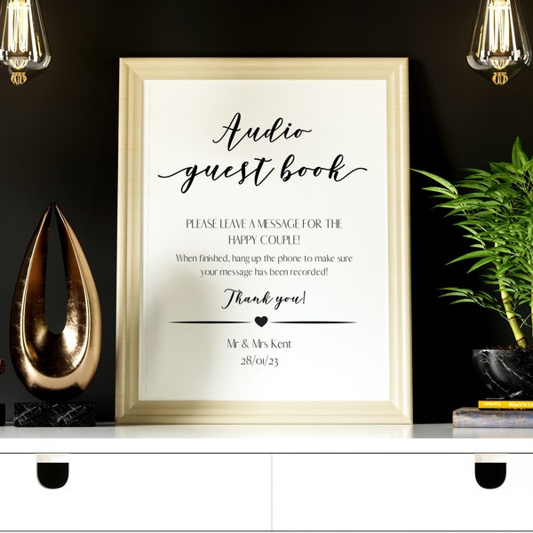 Audio Guest Book - Etsy UK