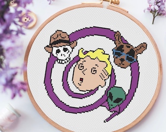 Fallout Nuke- Video Game - Cross Stitch Pattern - Digital Download - Etsy