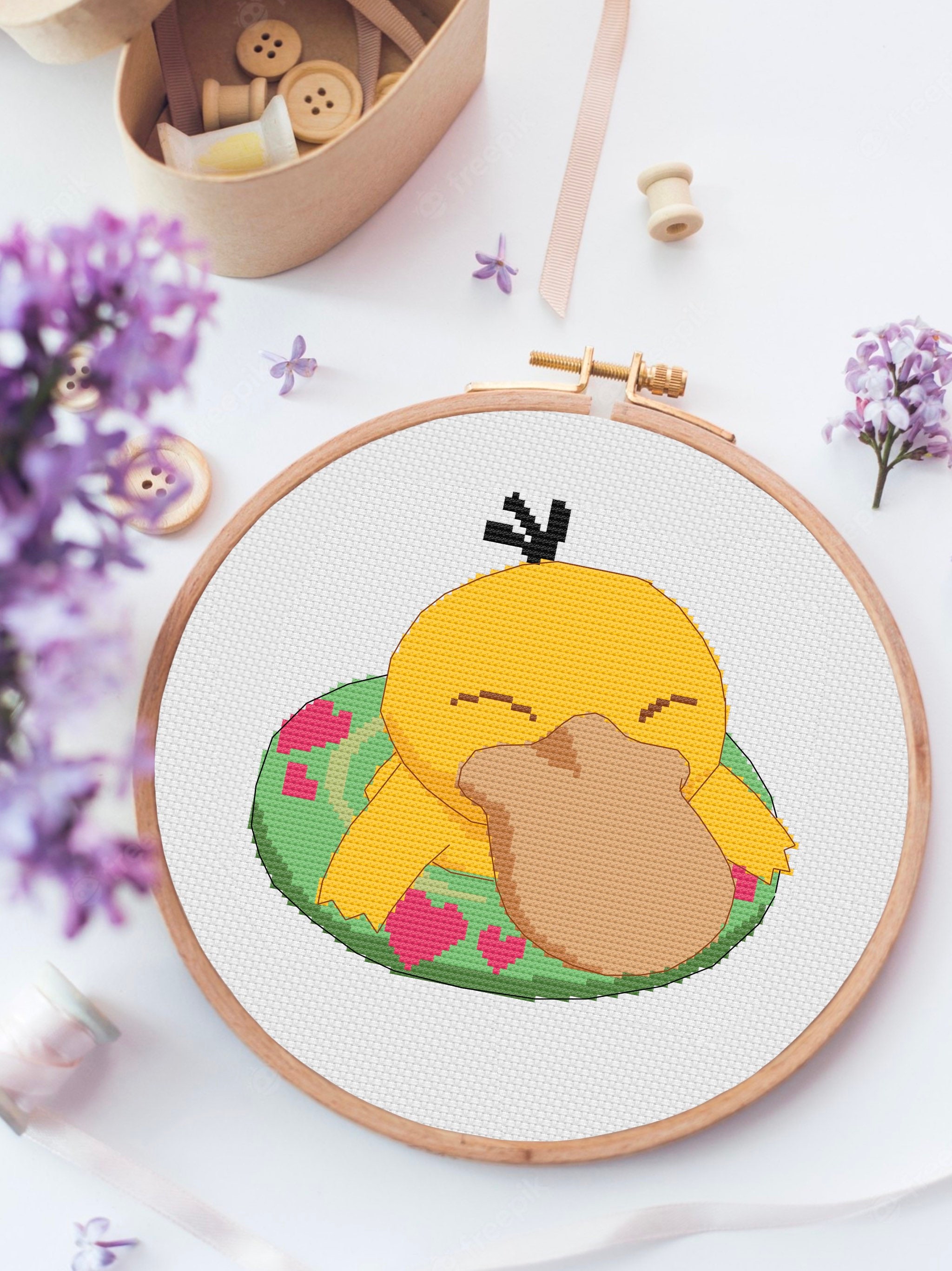 Psyduck Floatie Pokemon Video Game Cross Stitch Pattern - Etsy Australia