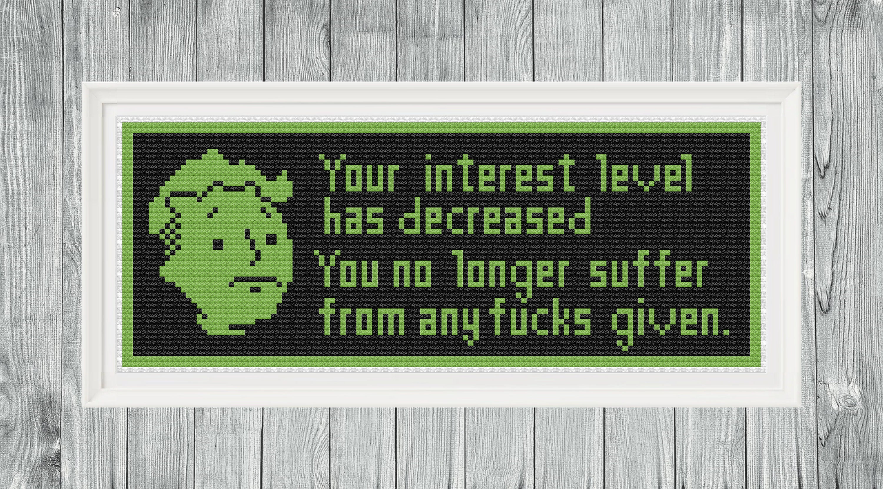 Fallout Notification - Fallout - Video Game - Cross Stitch Pattern ...
