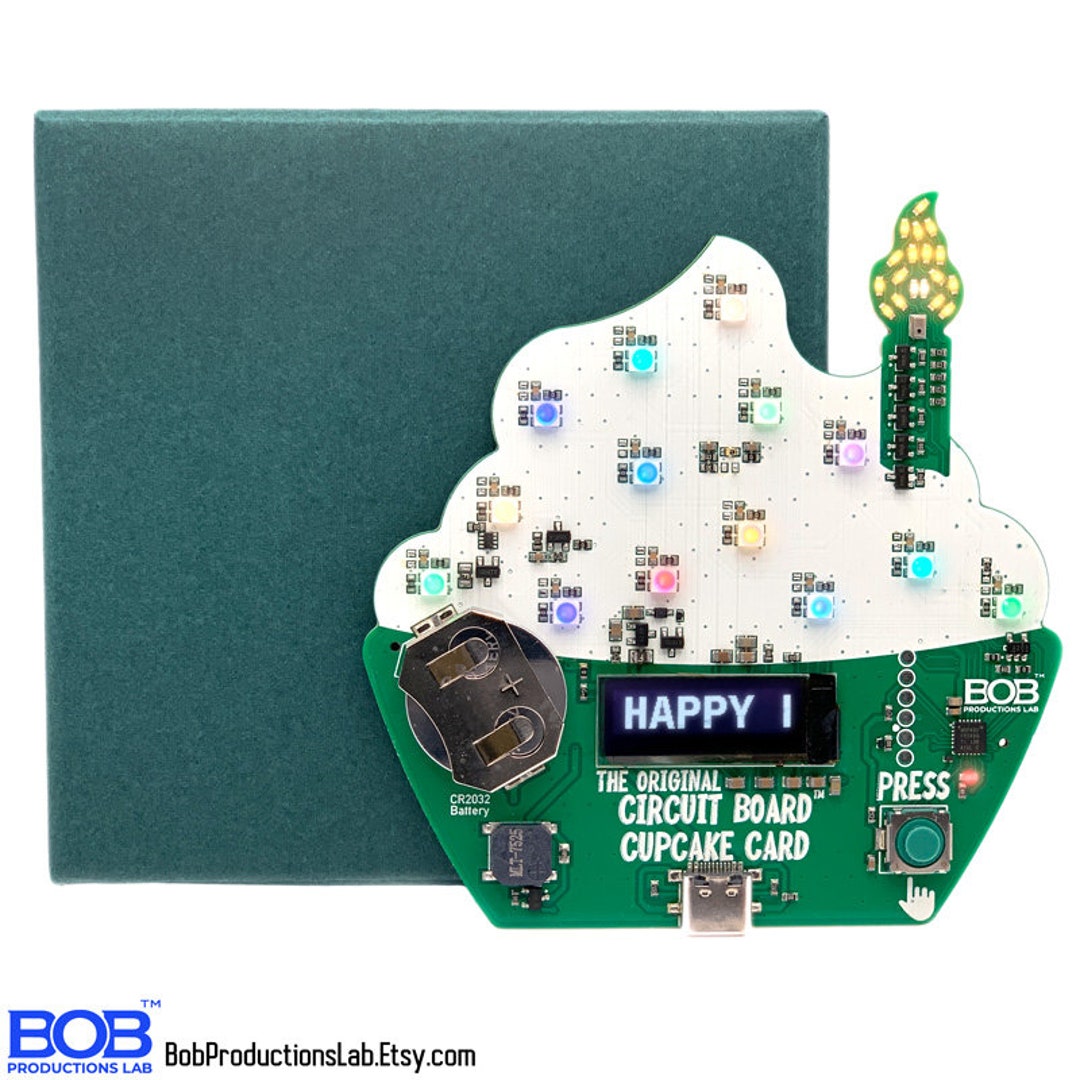 Premium Geeky Birthday Card With Music and Customizable Text Gift Box ...