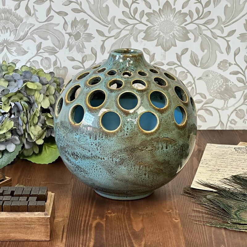 Ceramic Luminary - Etsy