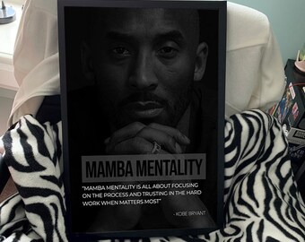 Mamba Mentality Poster - Etsy