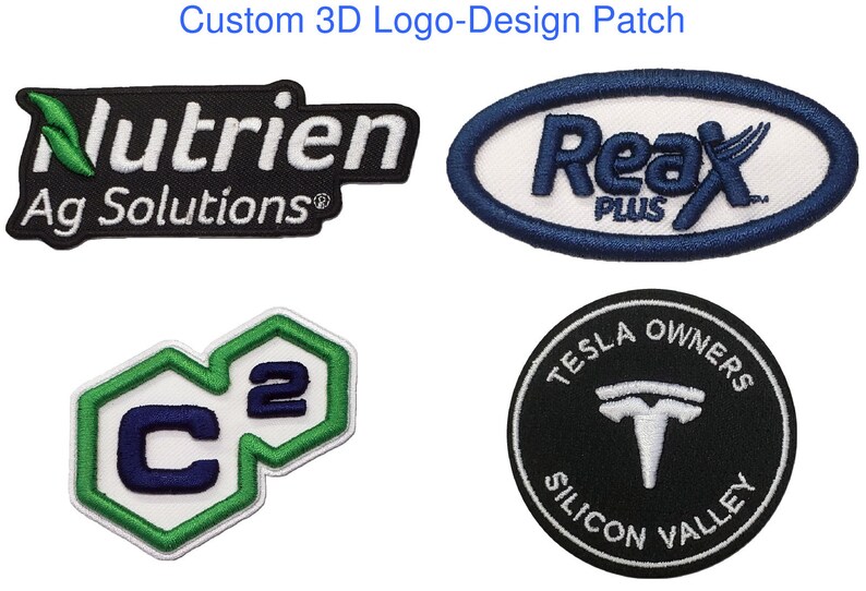25 Custom 3d/puff Logo-design Patches - Etsy