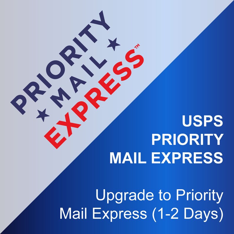 Upgrade: USPS Priority Express Shipping - Etsy