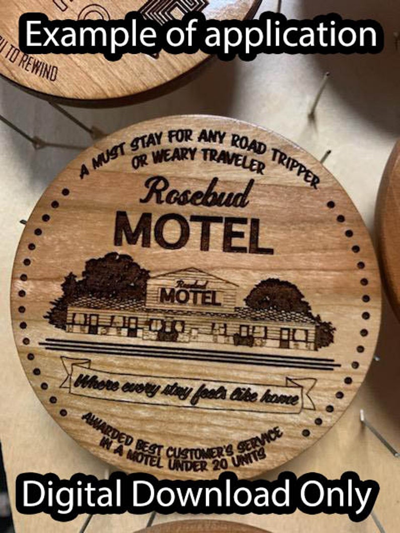 Rosebud Hotel Logo - Schitt's Creek SVG PNG File - Etsy