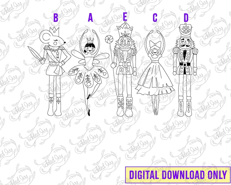 Nutcracker Vector (SVG and PNG) Christmas Ballet Cartoon - Etsy