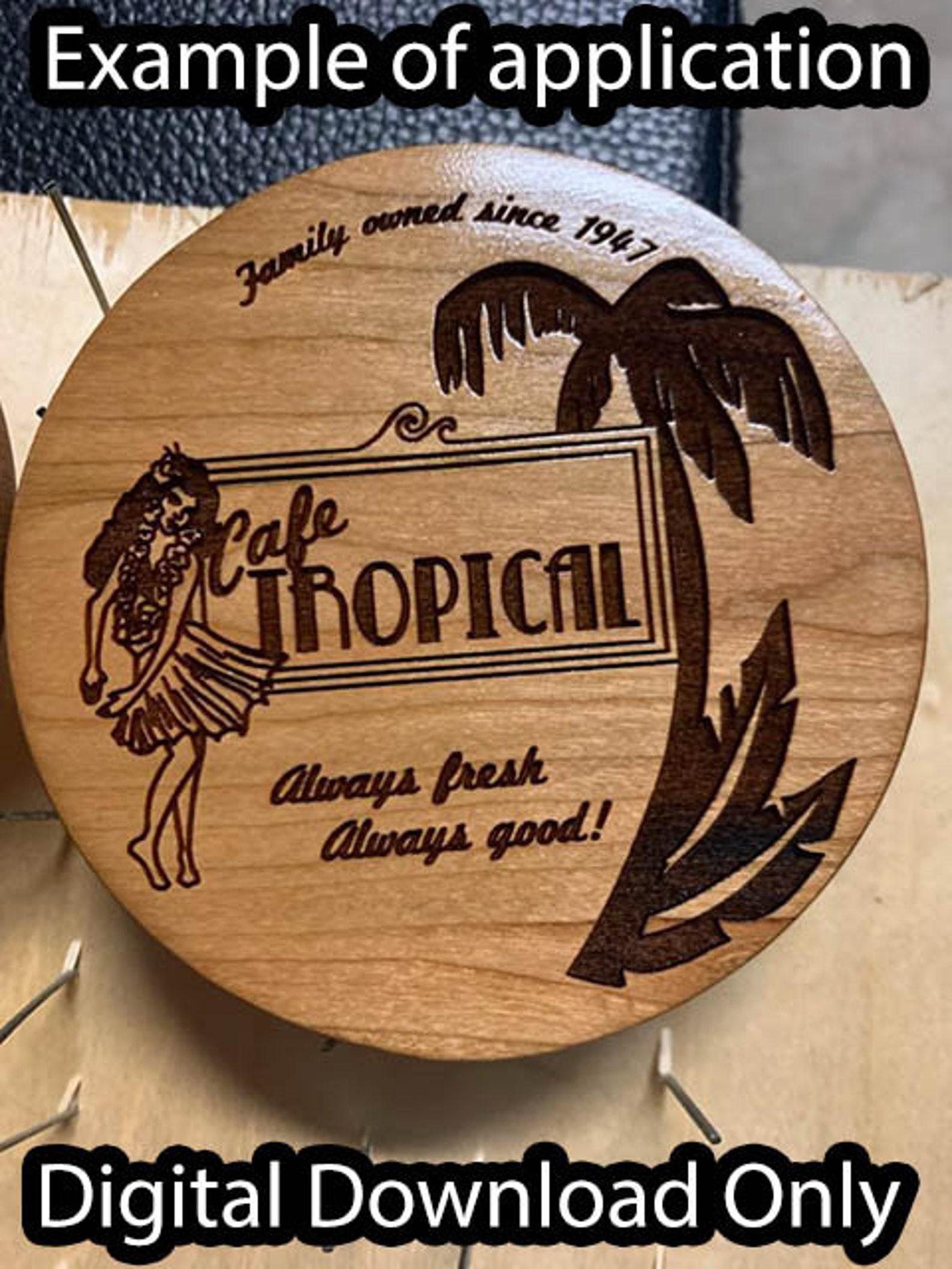 Cafe Tropical Logo - Schitt's Creek SVG PNG File - Etsy