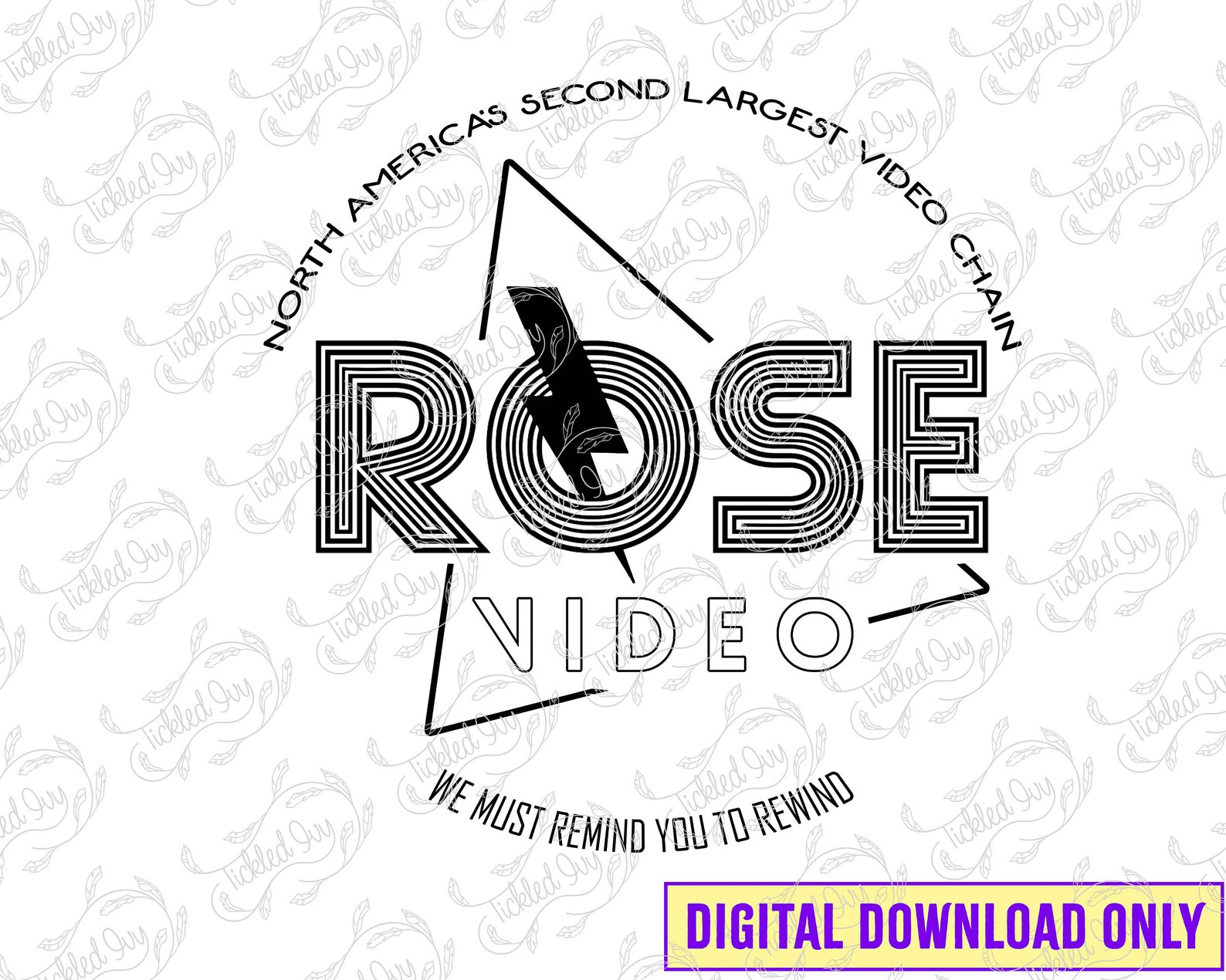 Rose Video Logo - Schitt's Creek SVG PNG File - Etsy