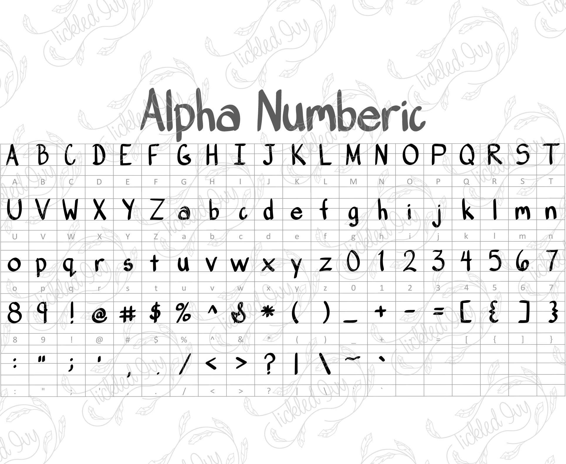 FONT: Astrology Glyphs Symbols, Alpha Numeric Open Type Font Files - Etsy