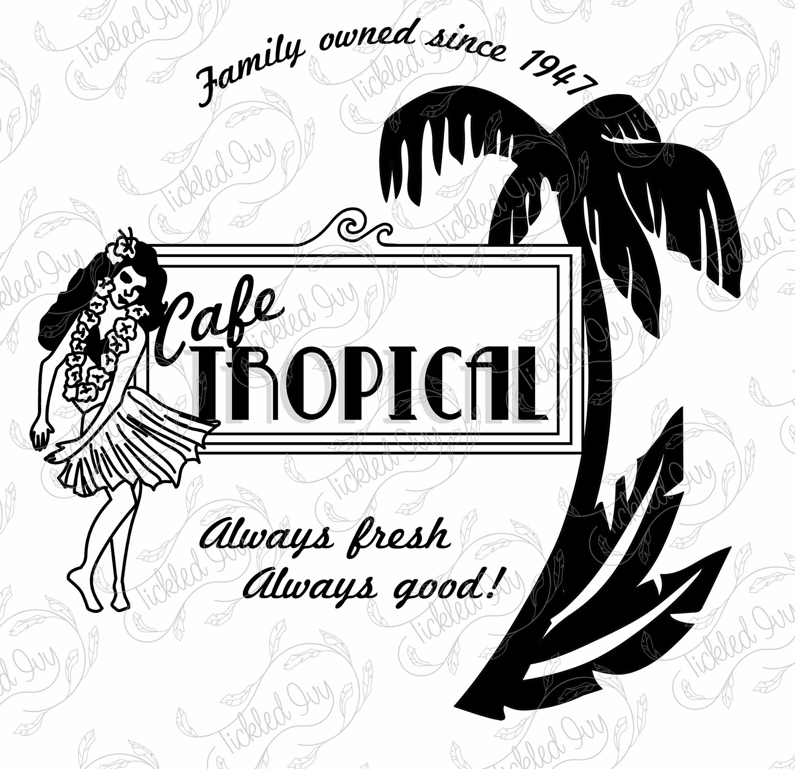 Cafe Tropical Logo Schitt's Creek SVG PNG File - Etsy Canada