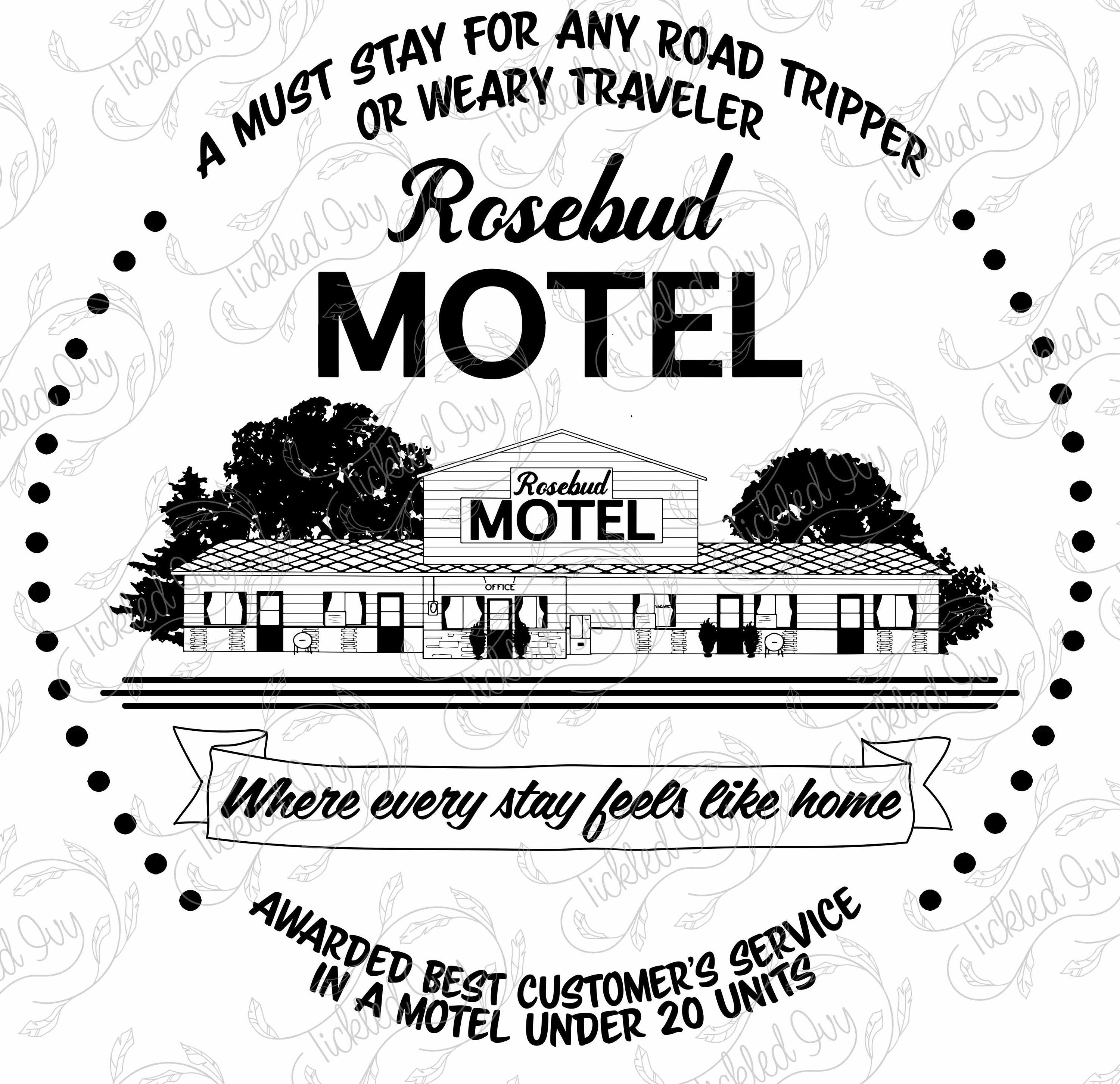 Rosebud Hotel Logo Schitt's Creek SVG PNG File - Etsy