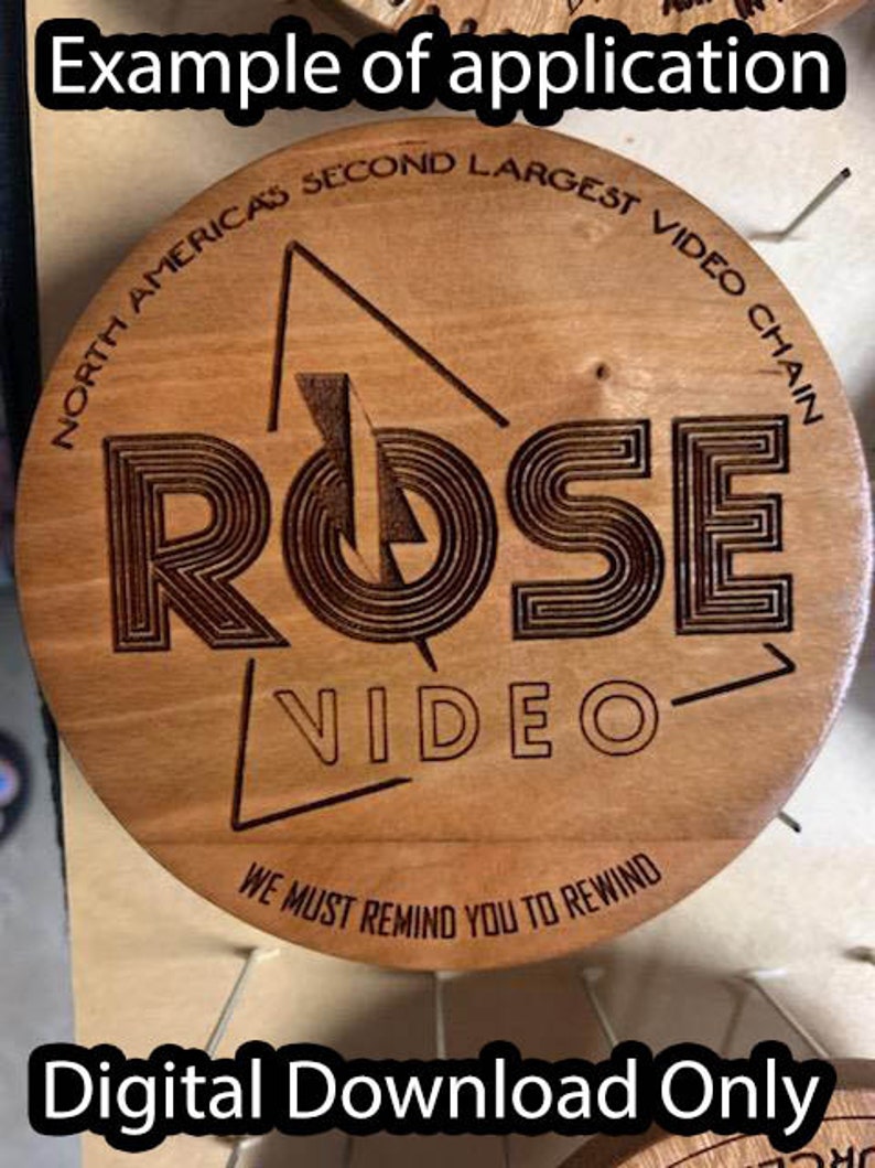 Rose Video Logo - Schitt's Creek SVG PNG File - Etsy