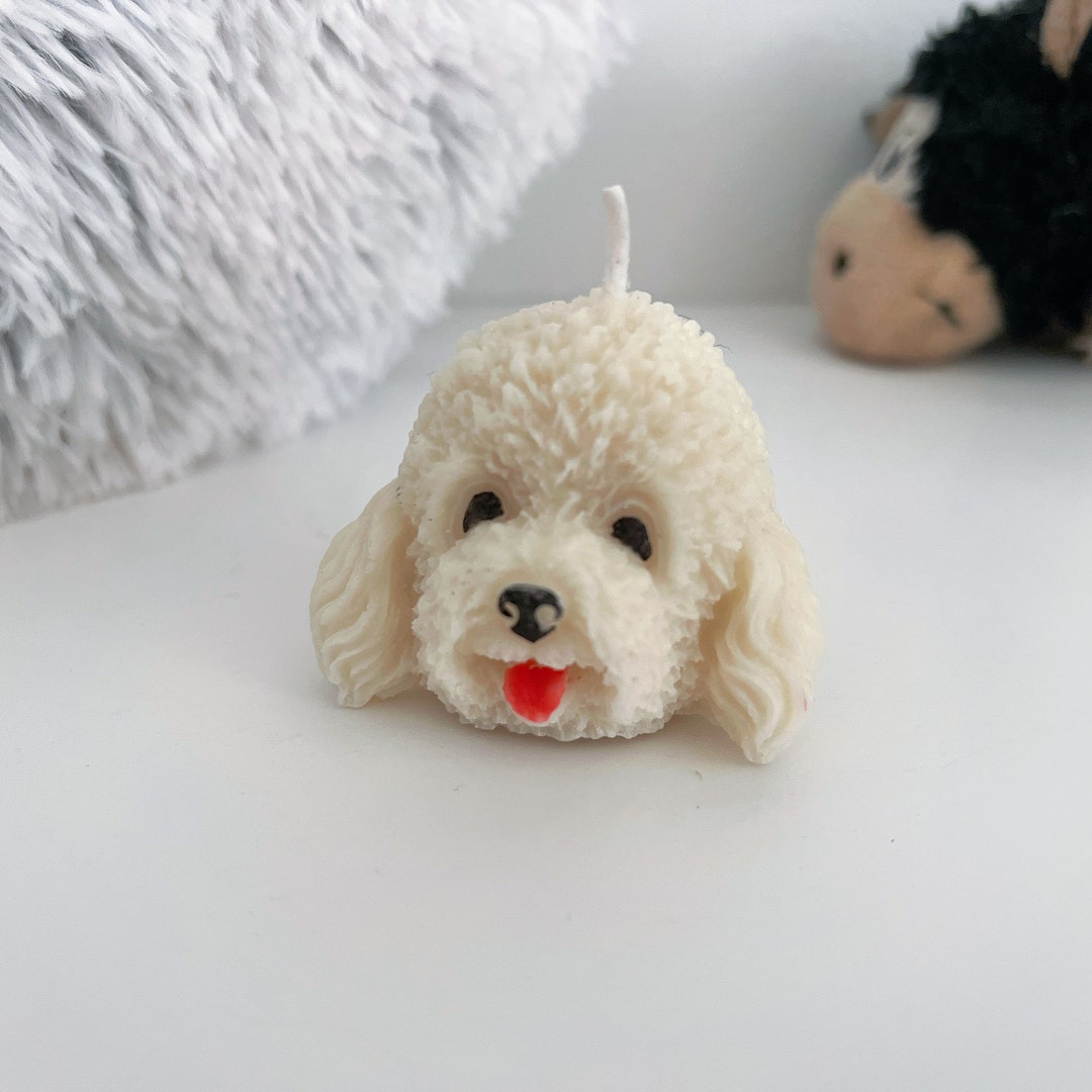 Poodle Candle, Pet Gift,unique Candle, Cute Candle,unique Gift, Cool ...