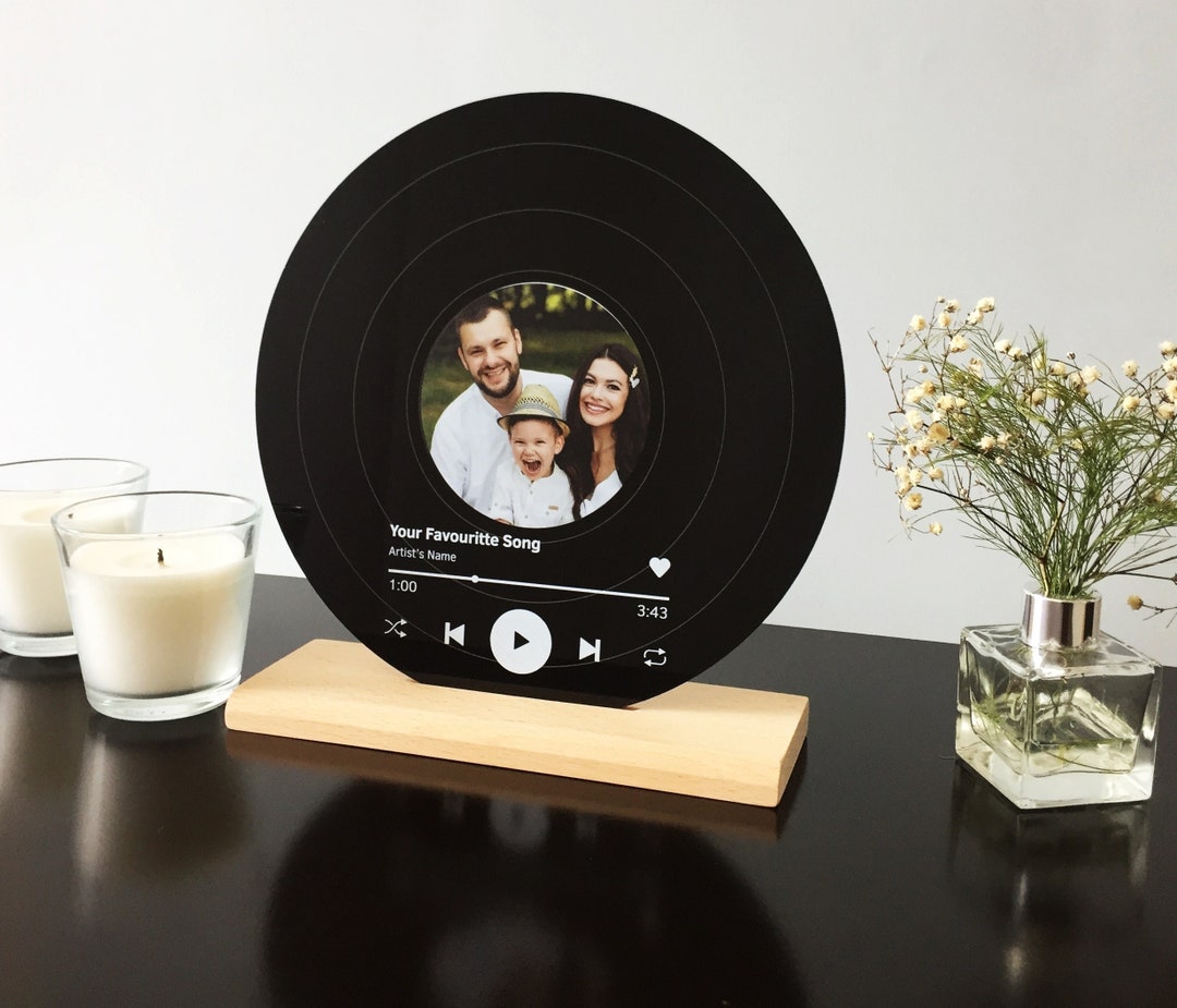 Personalized Vinyl Record, Anniversary Gift for Him, Birthday Gift for ...
