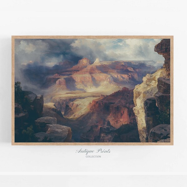 Grand Canyon Vintage Print - Etsy