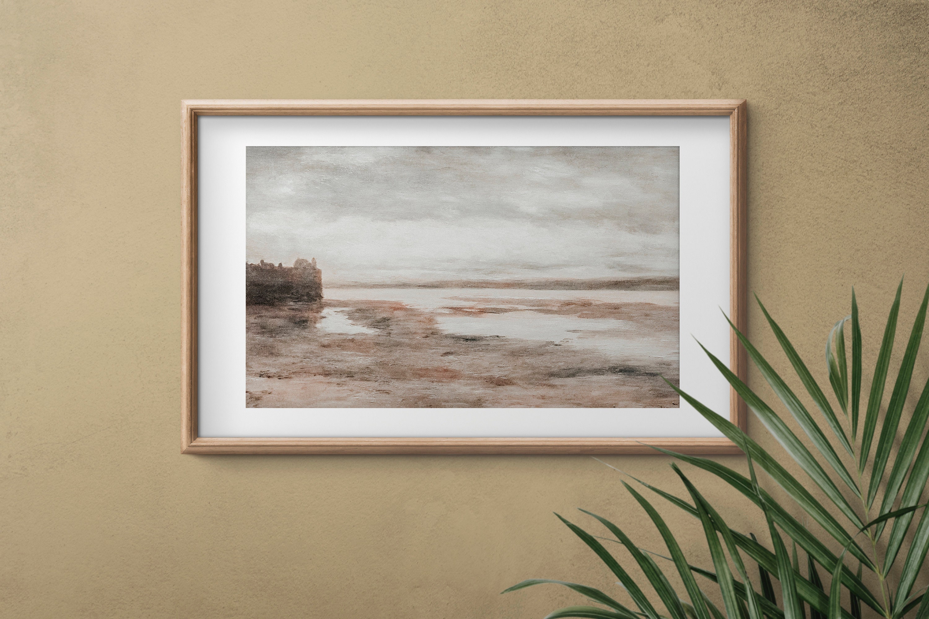 Muted Landscape Vintage Print Printable Abstract Painting | Etsy