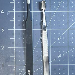 Blunt/spade Tip Forceps Tweezers, Stainless Steel, Suitable for ...