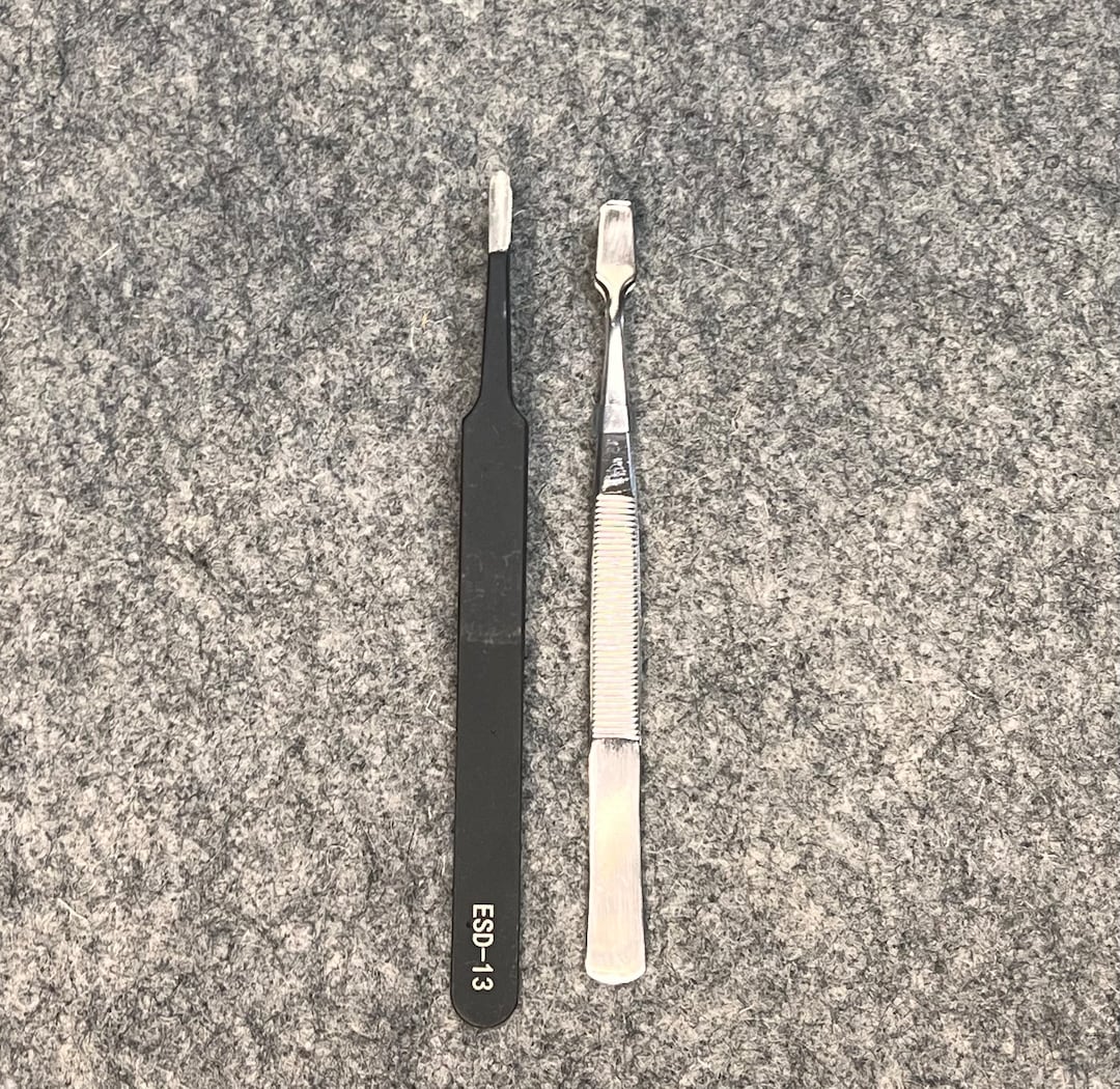 Blunt/spade Tip Forceps Tweezers, Stainless Steel, Suitable for ...