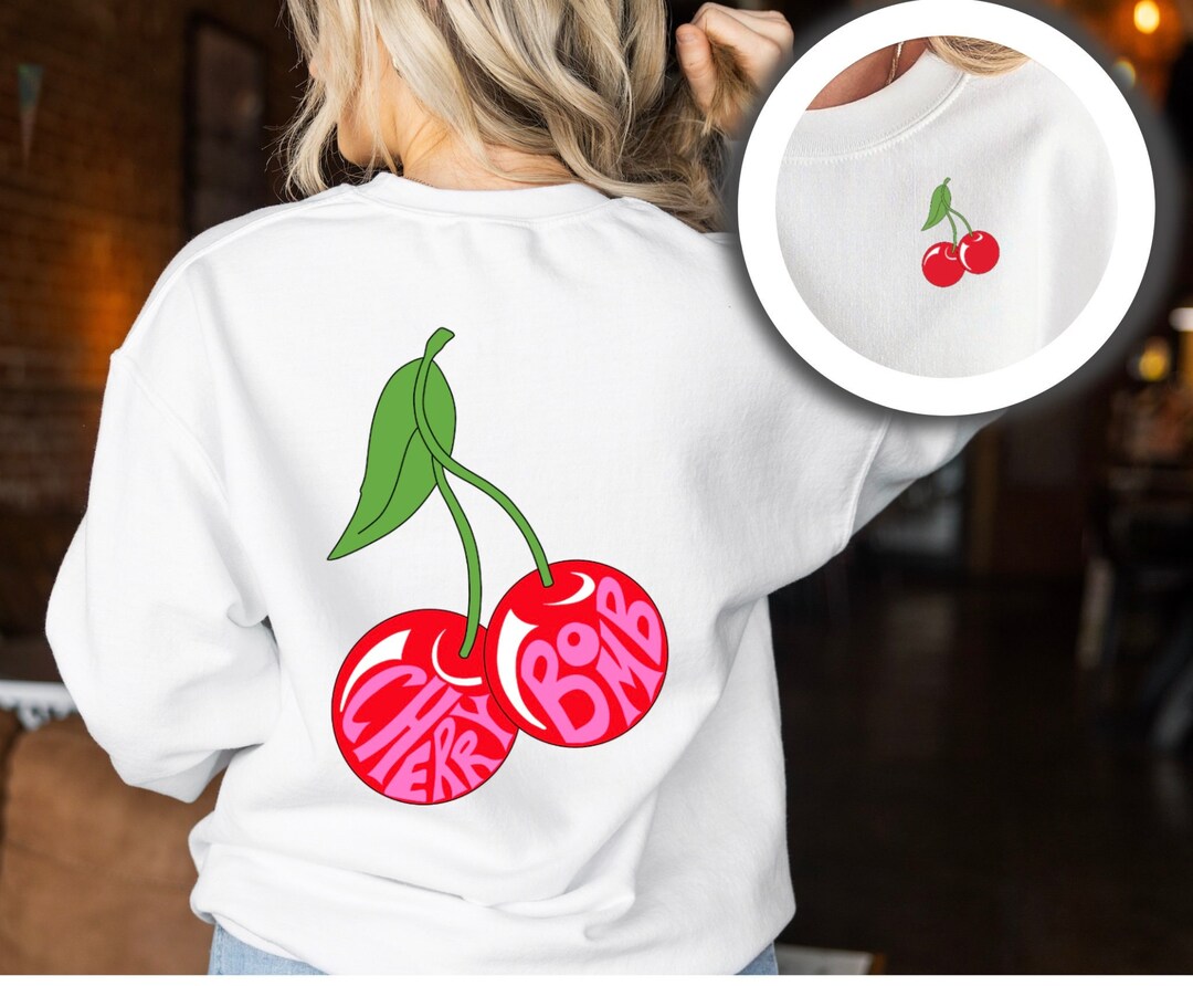 Cherry Bomb Sweatshirt| Cherry Bomb Shirt| Preppy Aesthetic Shirt| VSCO ...