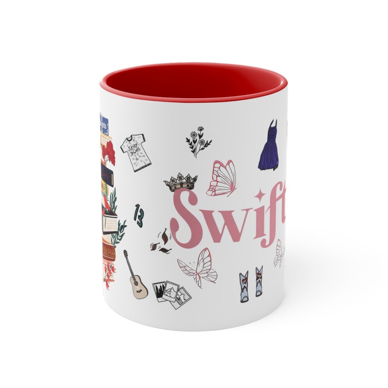 Cute Taylor Swift Accent Coffee Mug, 11oz, Swiftie, Taylor Swift, Mug ...