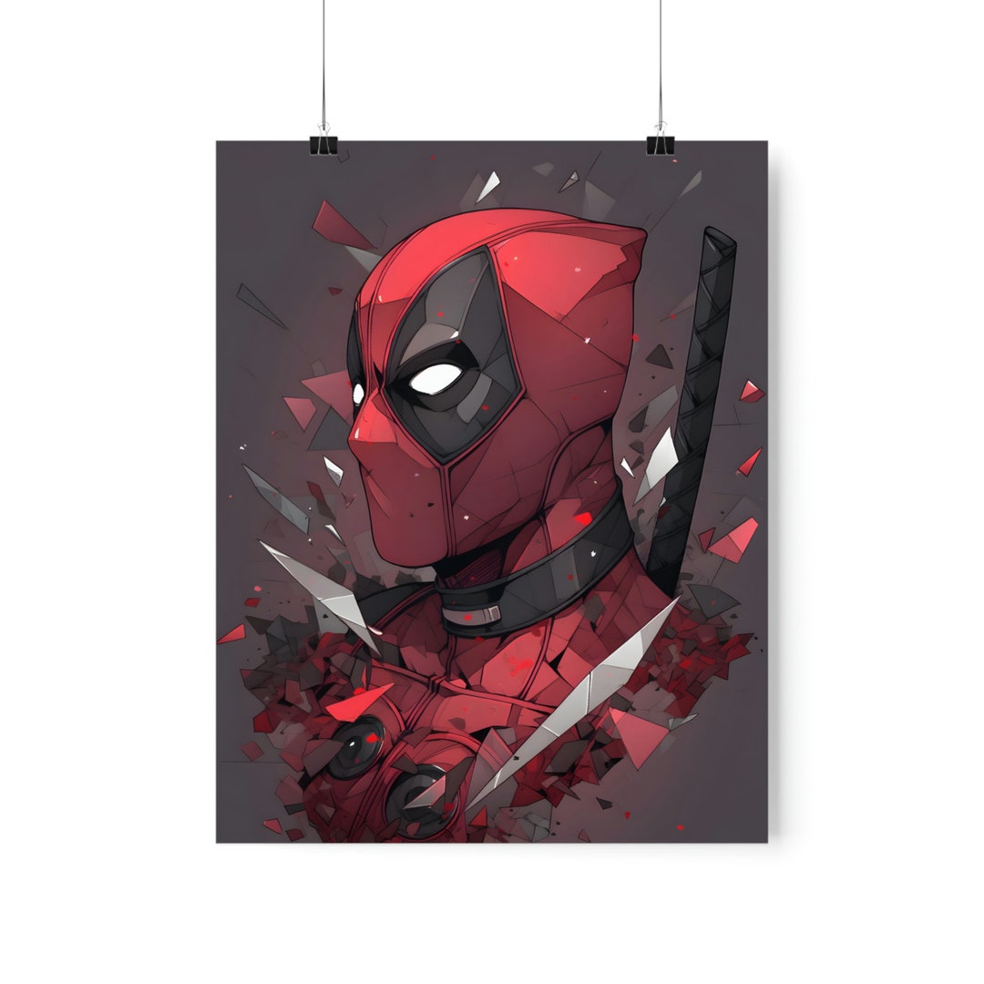 Cartel de Deadpool carteles verticales mate premium Marvel - Etsy España