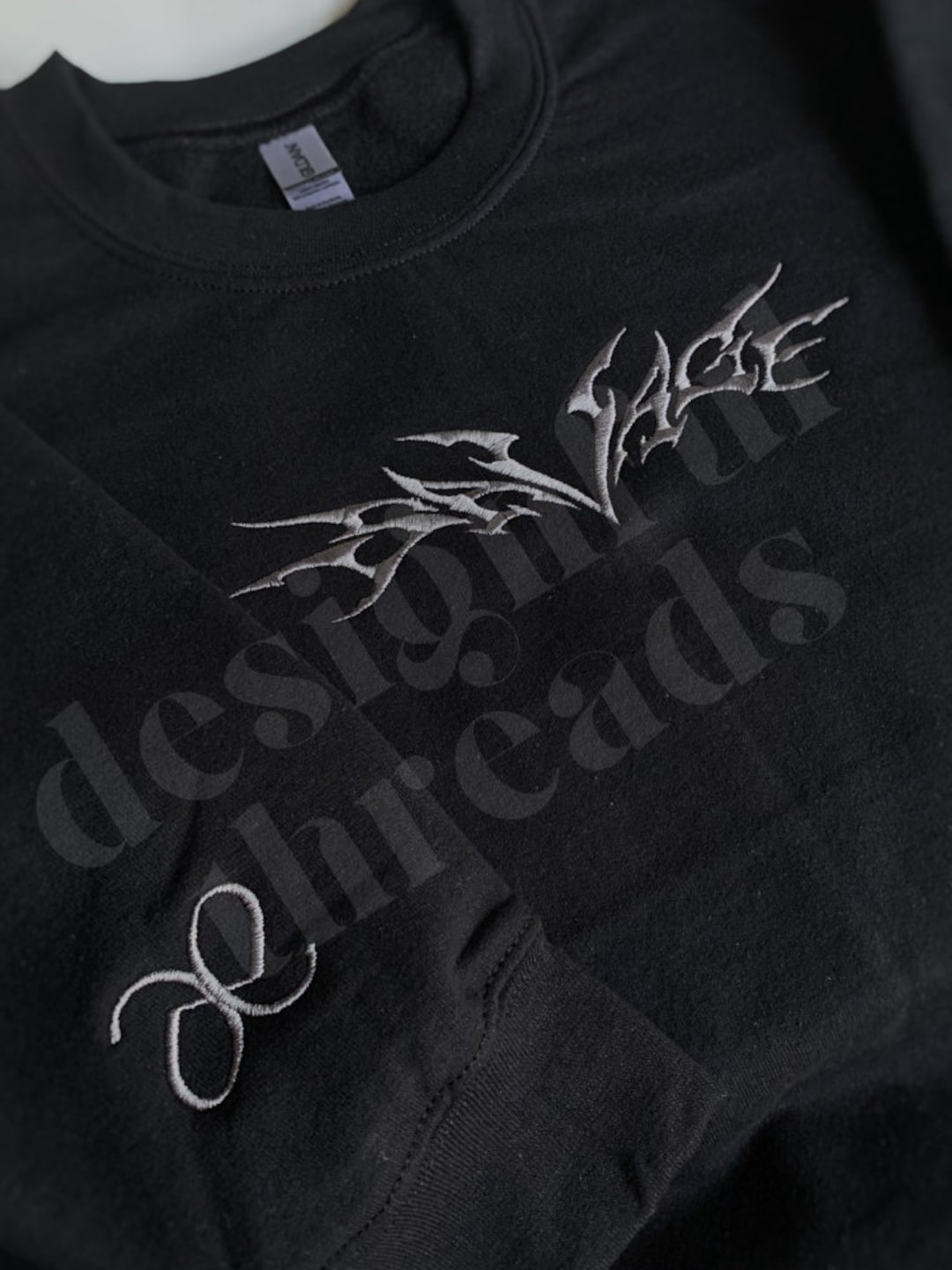 Aespa Savage KPOP Merch Inspired Embroidered Crewneck Hoodie - Etsy