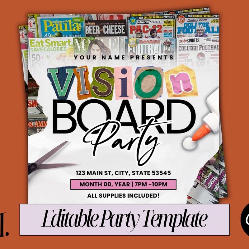 Vision Board Party - Etsy