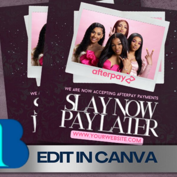 Payment Flyer - Etsy