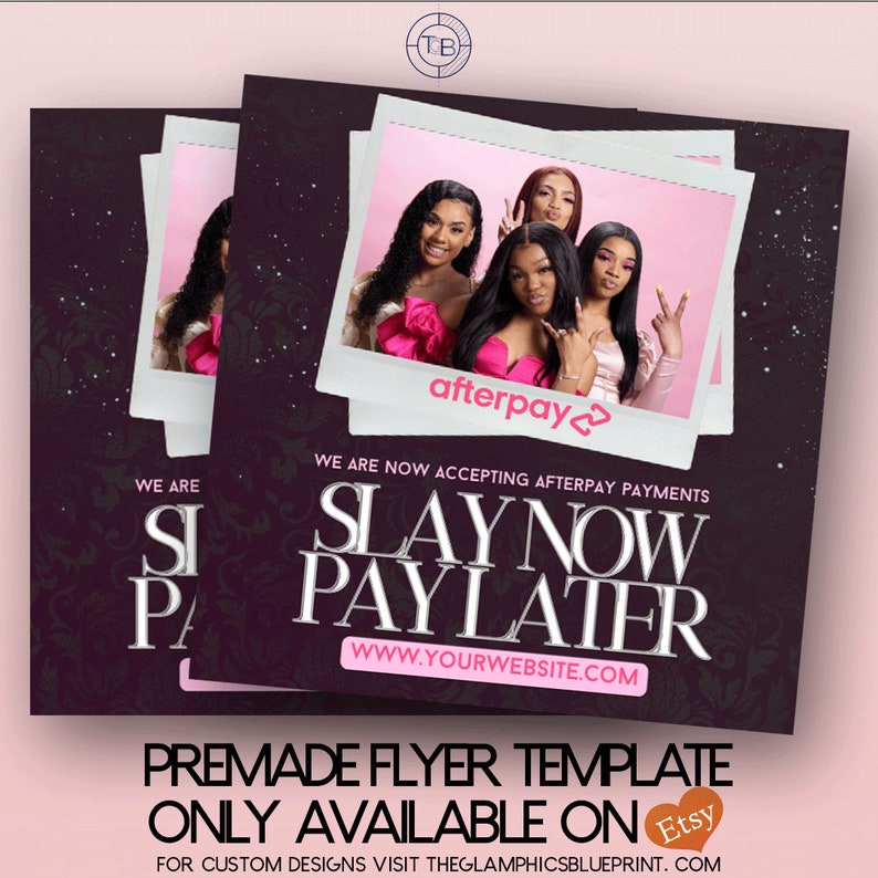 Afterpay Flyer, Diy Flyer, Slay Now Pay Later, Payment Flyer, Canva ...